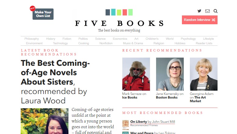 Five Books - Bob on Books