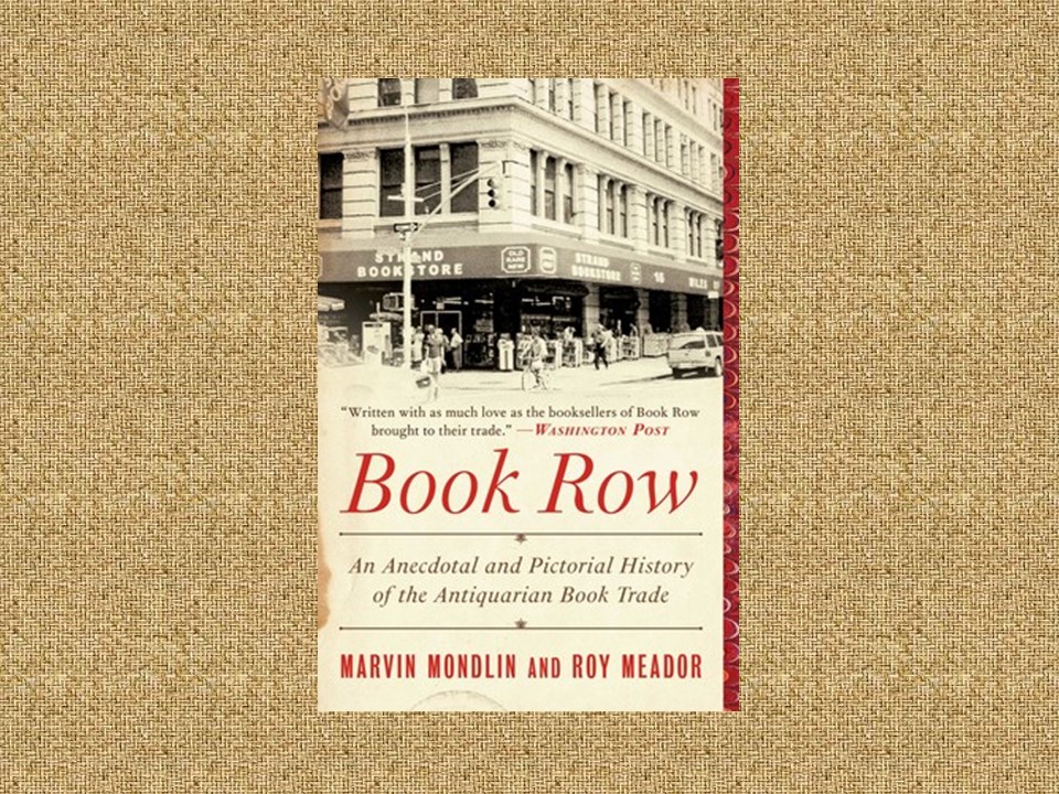 Review: Book Row - Bob on Books